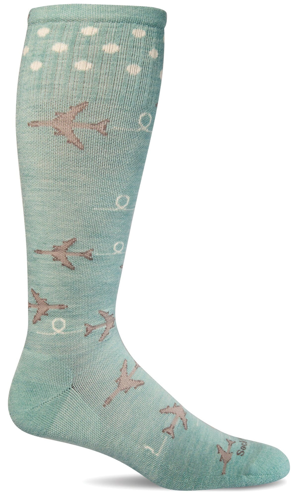 Women's In Flight Fun | Moderate Graduated Compression Socks | Sockwell