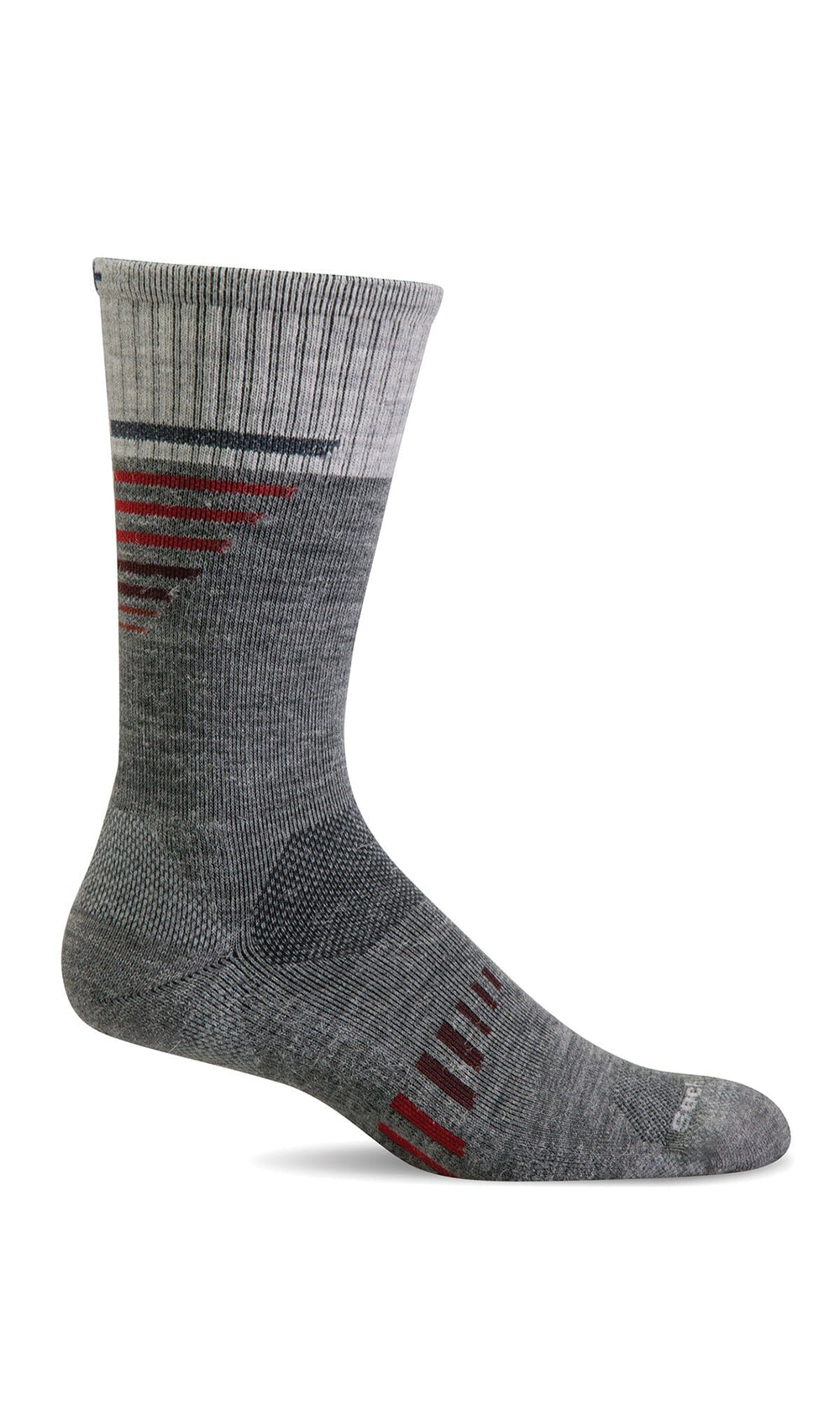 Men's Ascend II Crew | Merino Wool Compression Socks for Hiking | Sockwell