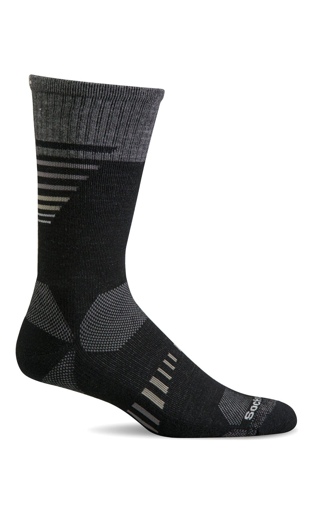 Men's Ascend II Crew | Merino Wool Compression Socks for Hiking | Sockwell