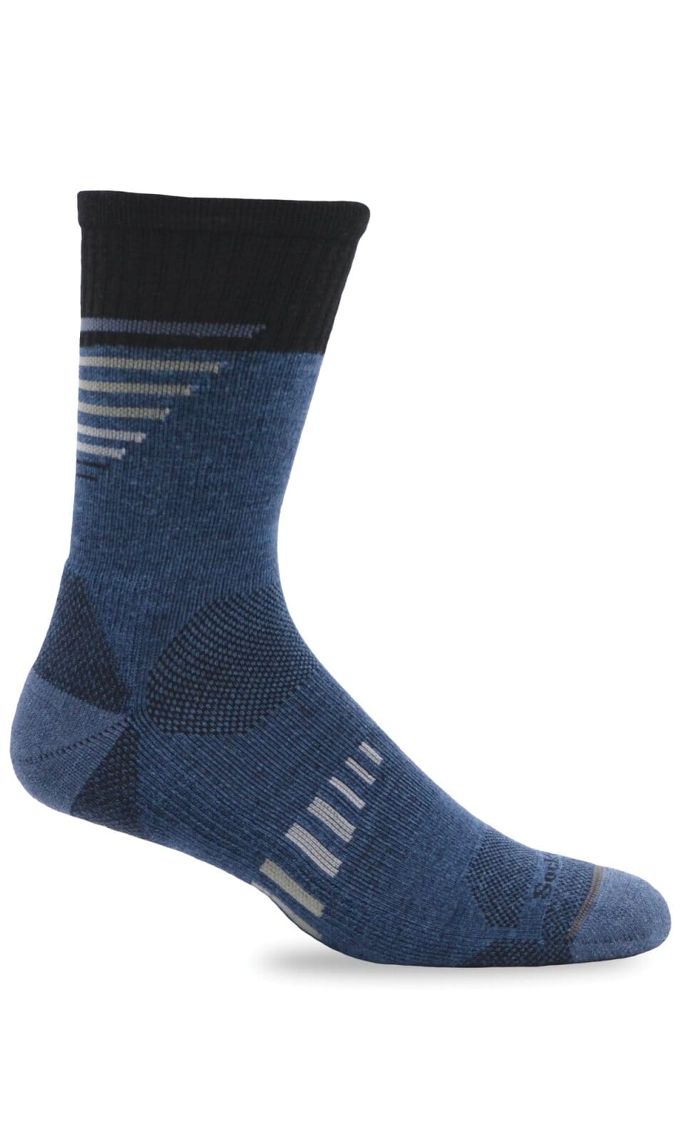 Men's Ascend II Crew | Merino Wool Compression Socks for Hiking | Sockwell